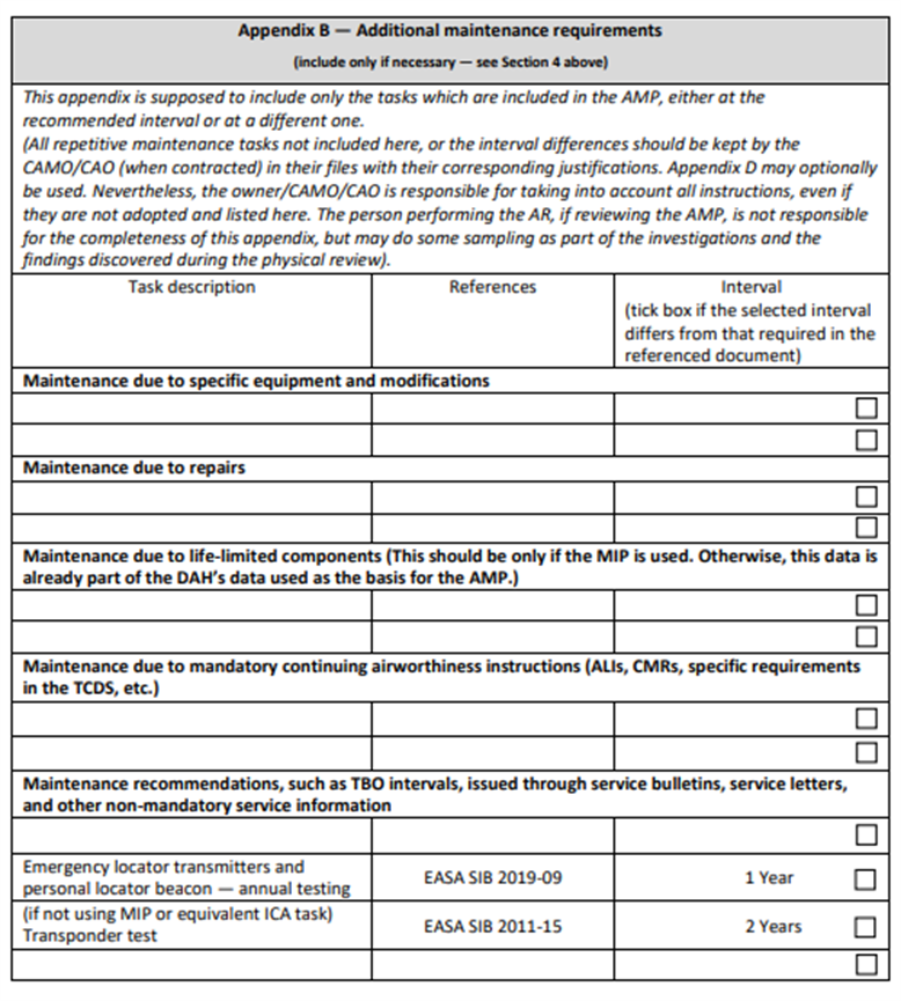 AMC2 ML.A.302 Aircraft maintenance programme